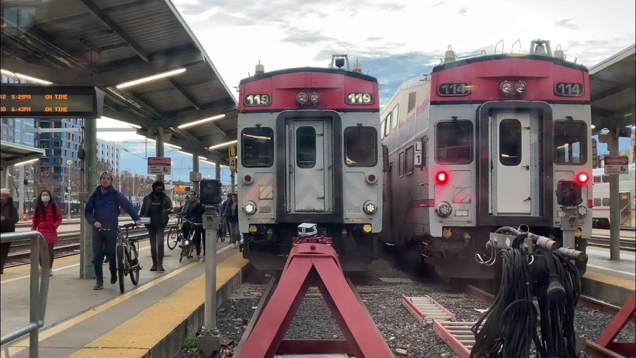 Caltrain San Francisco Station California - YouTube