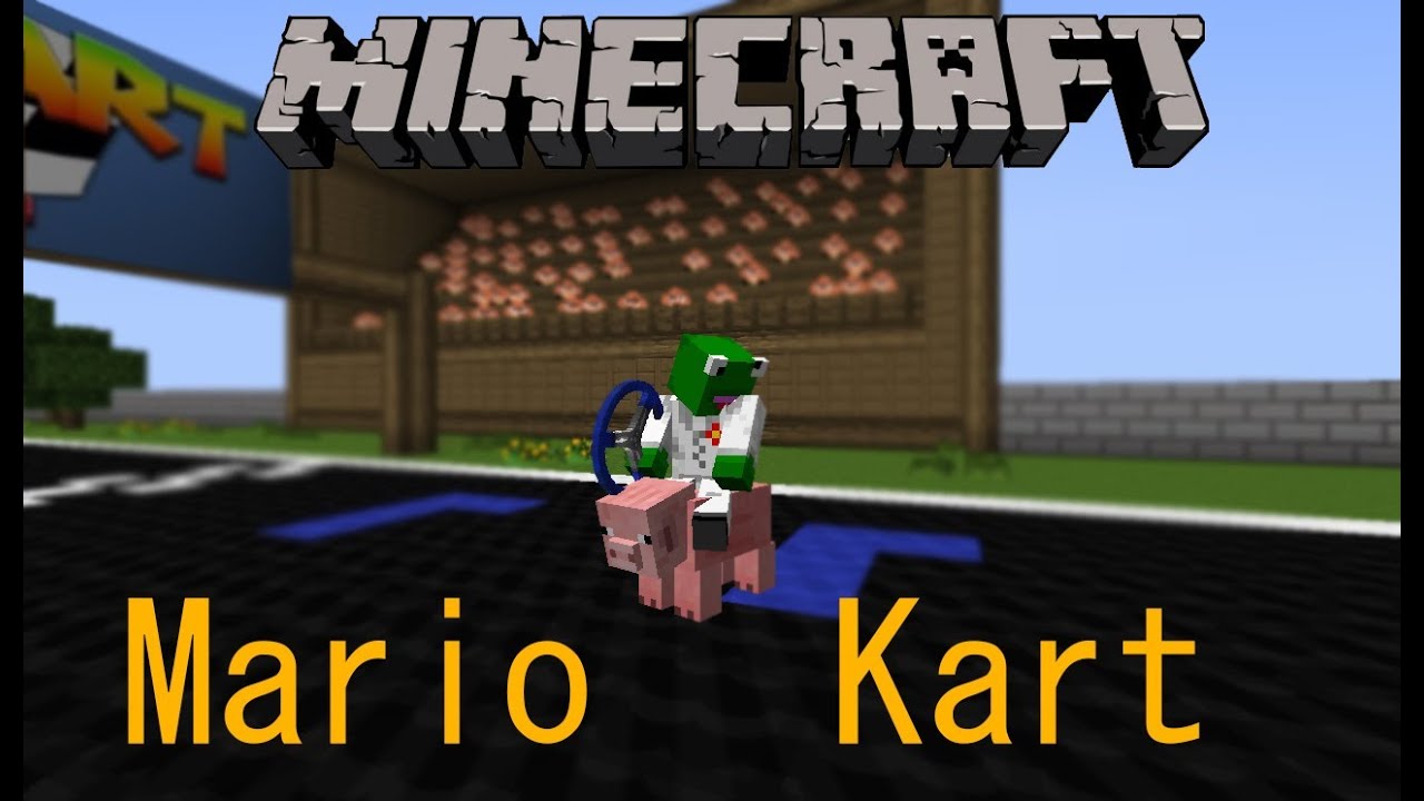 Minecraft: MARIO KART - YouTube