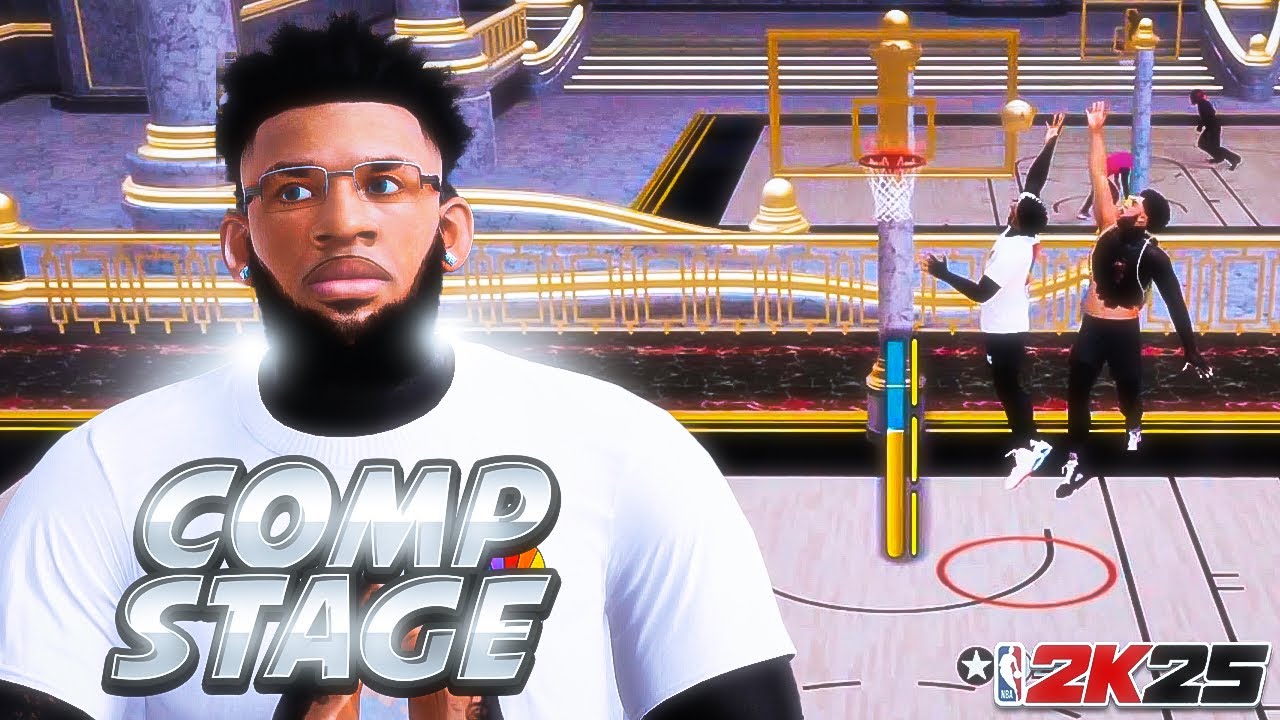 DESTROYING THE COMP STAGE USING THE BEST BIG MAN BUILD IN NBA 2K25 ...