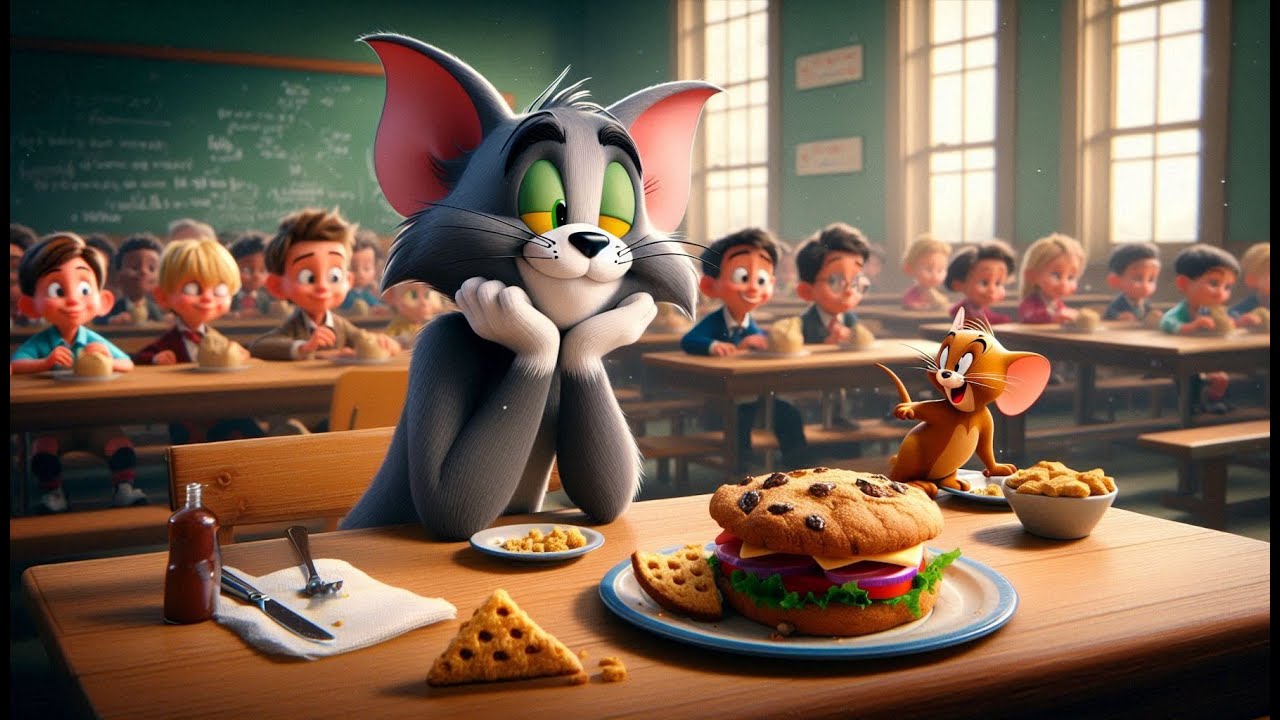 Tom & Jerry's Fun School Adventure 🐭🐱 | Bedtime Story for Kids | Learn & Laugh Together! - YouTube