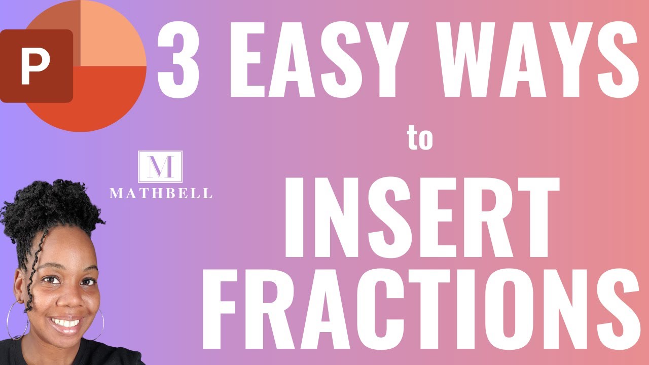 How To Insert Fractions Into PowerPoint And Add A Shortcut YouTube How To Insert Fractions Into PowerPoint And Add A Shortcut YouTube