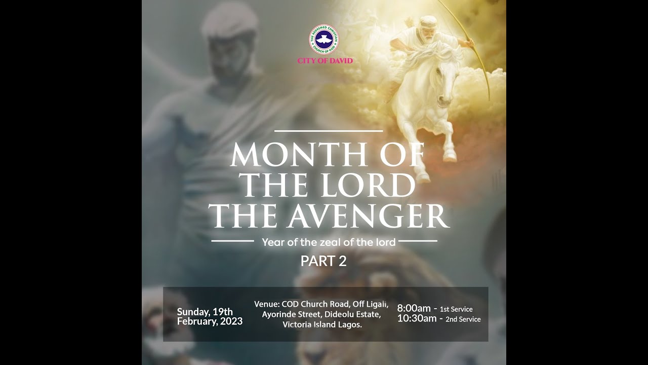 Month of the Lord the Avenger (2) // RCCG City of David Sunshine ...