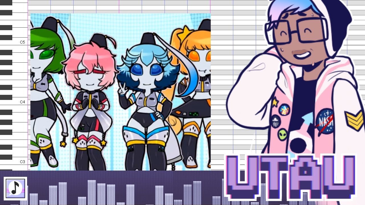 [UTAU] 6 Uchuupoids Chorus - Triple Baka Acapella - YouTube