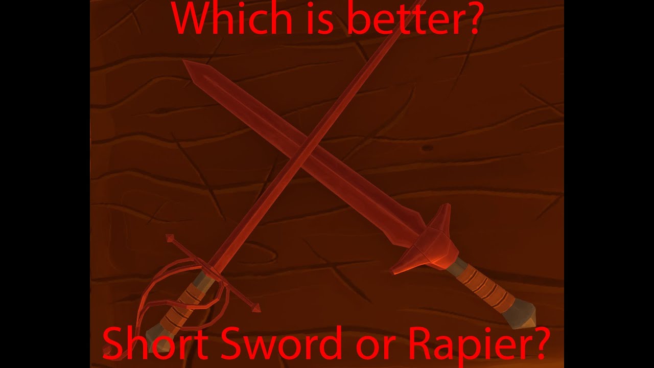 Short Sword VS Rapier - YouTube