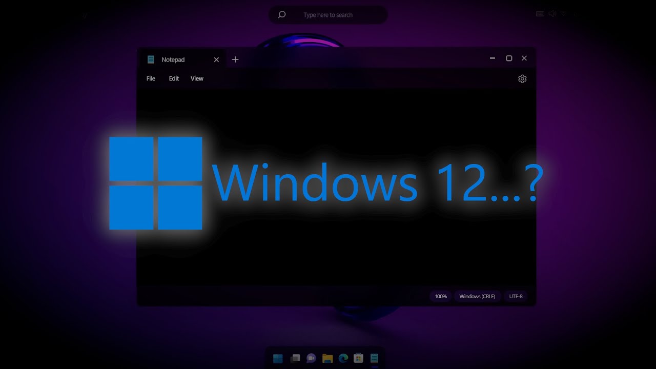 WINDOWS 12??? - YouTube