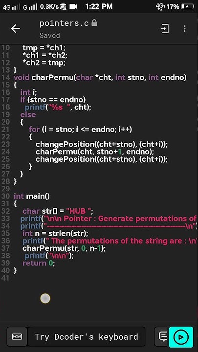 C Program - Permutations || C Language Tutorials For Beginners ...
