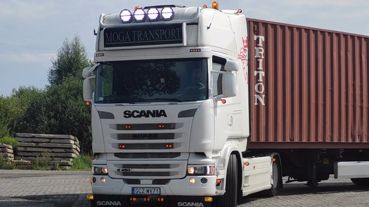 Scania R450 Streamline Moga Transport / Mirosławiec - YouTube