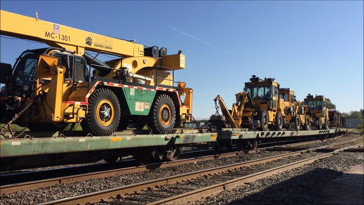 2017-10-12b Union Pacific MOW Train - YouTube