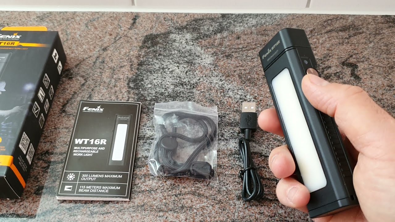 Fenix WT16R multifunctional LED work light - quick presentation - YouTube