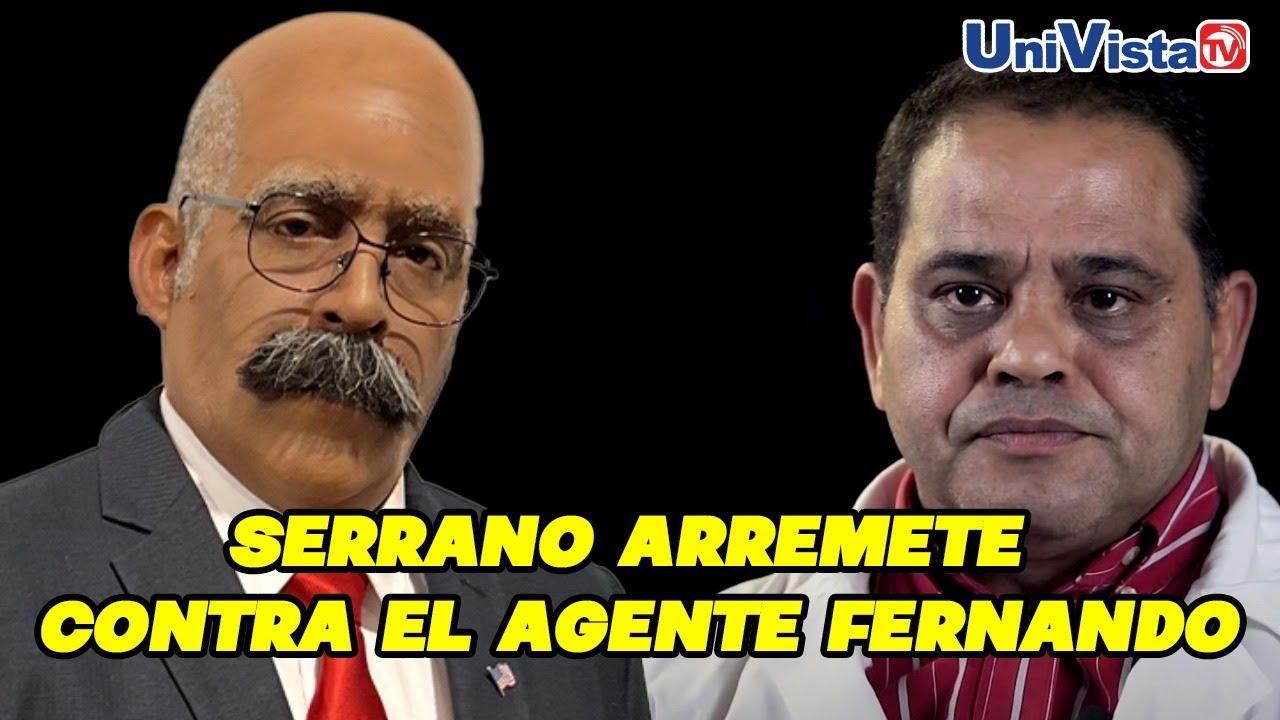 Serrano se pasa con el agente Fernando en el noticiero - YouTube