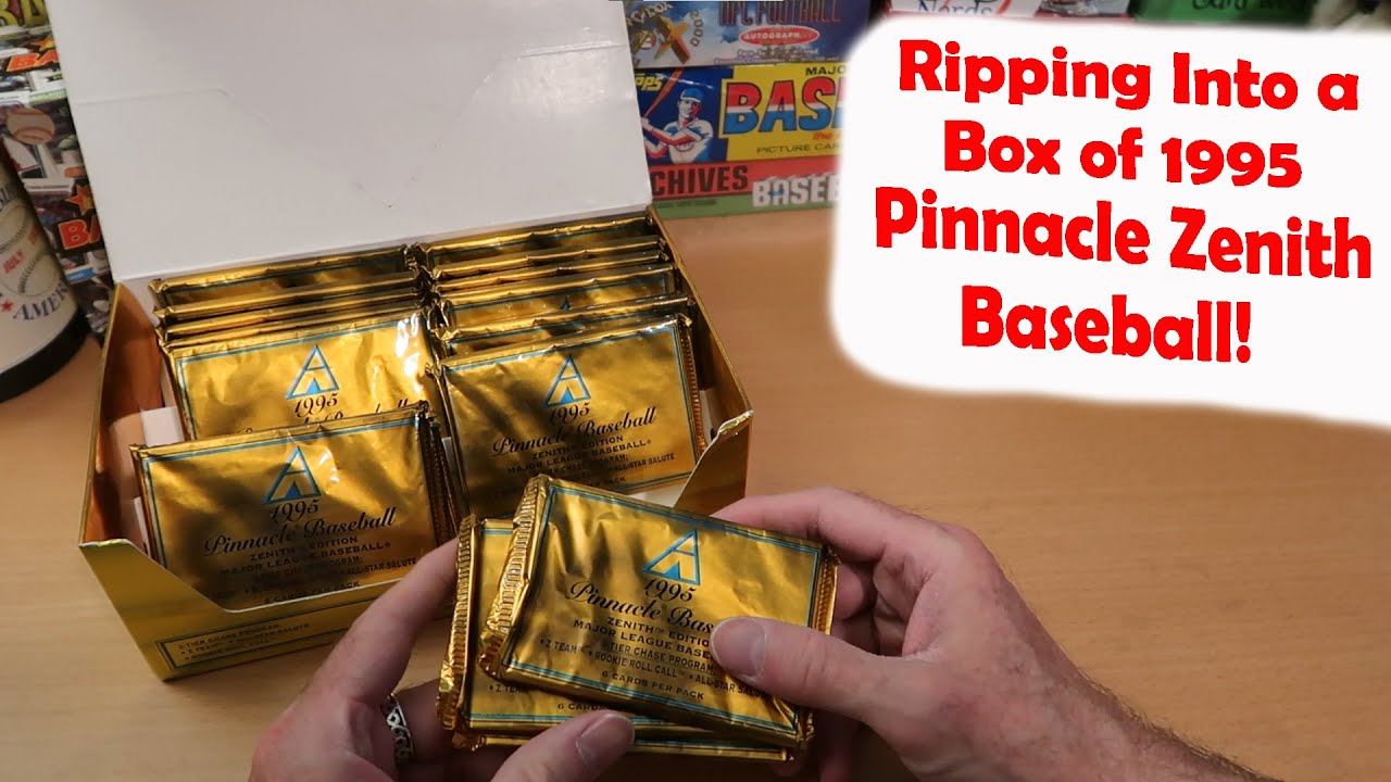 1995 Pinnacle Zenith Baseball Box Rip! - YouTube