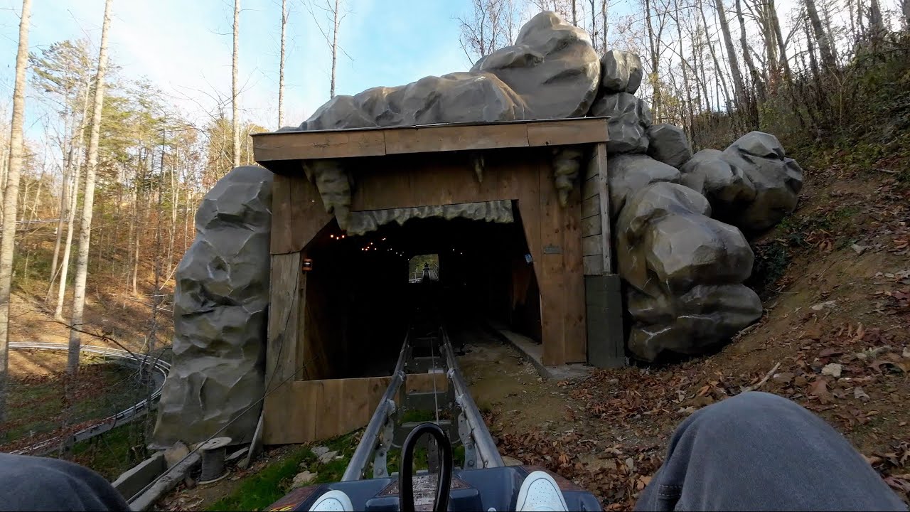 Lost Mine Mountain Coaster On-Ride POV • Pigeon Forge, TN • New for ...