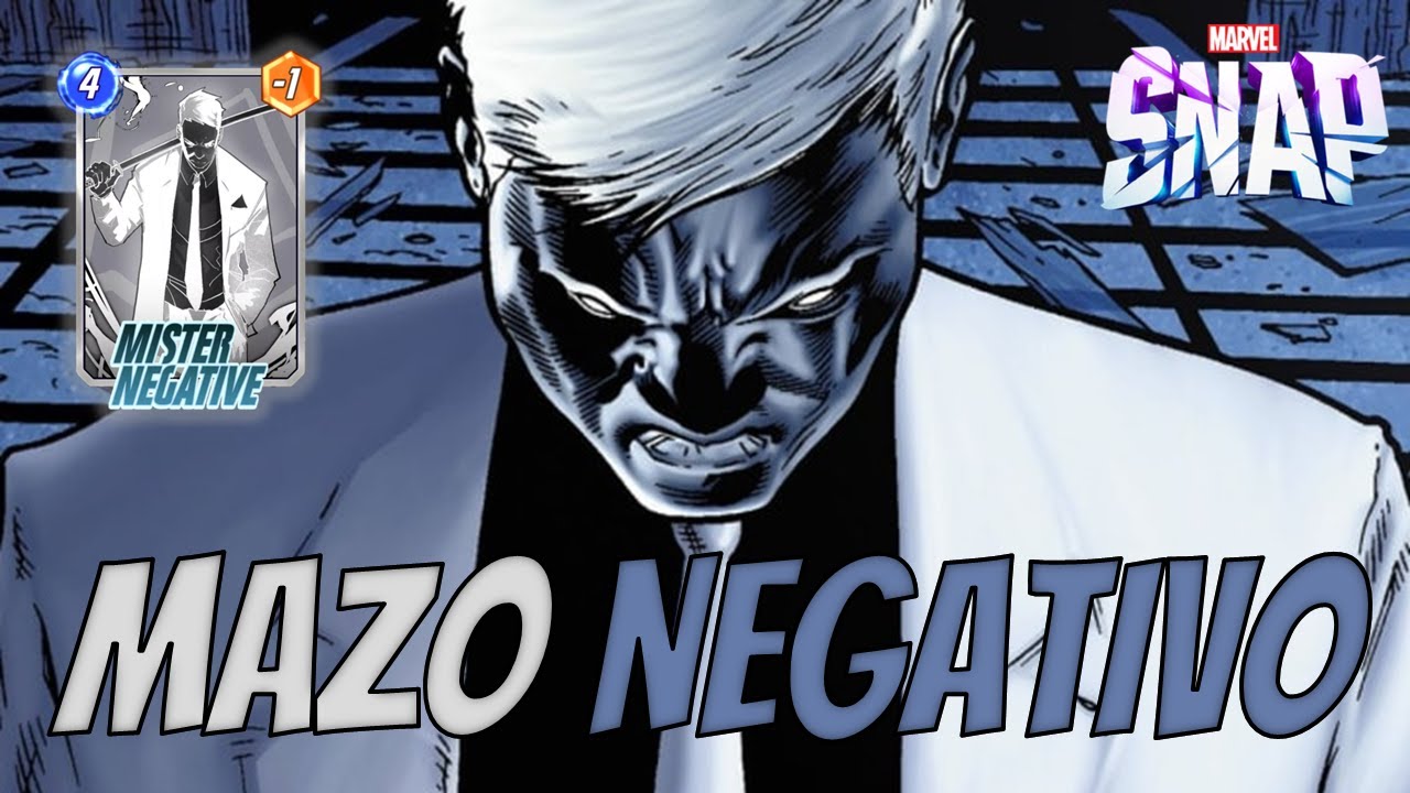 Mazo con Mr. NEGATIVE | MARVEL SNAP - YouTube