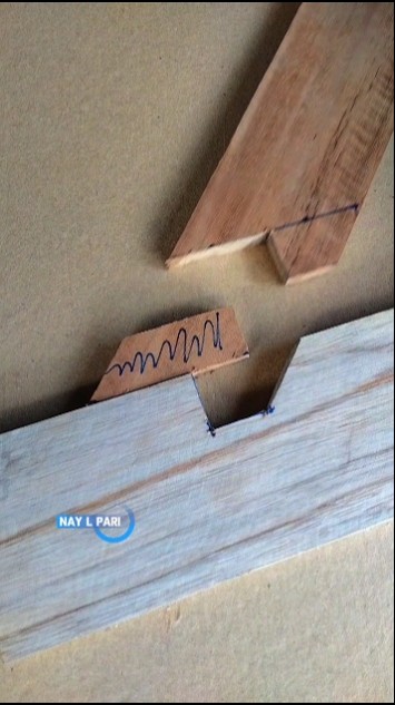 how to measure the angle position of wood correctly #woodworking # ...