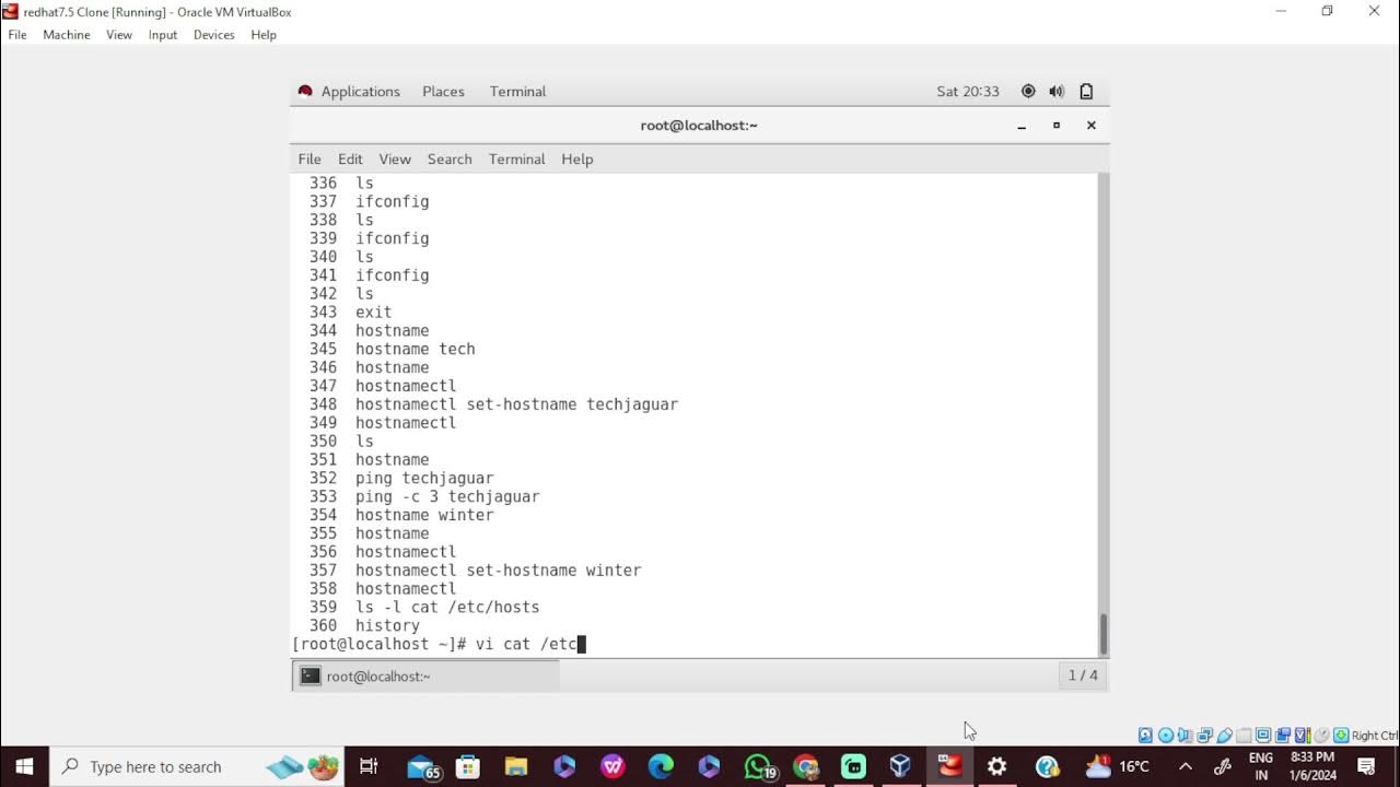 Hostname & Boot Process #Redhat #CentOS #Linux - YouTube
