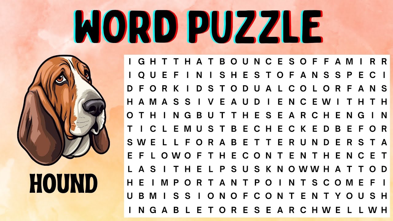 Word Puzzle & Game | FIND THE WORD: PETS 🐾 | Ultimate Pet-Themed Word ...