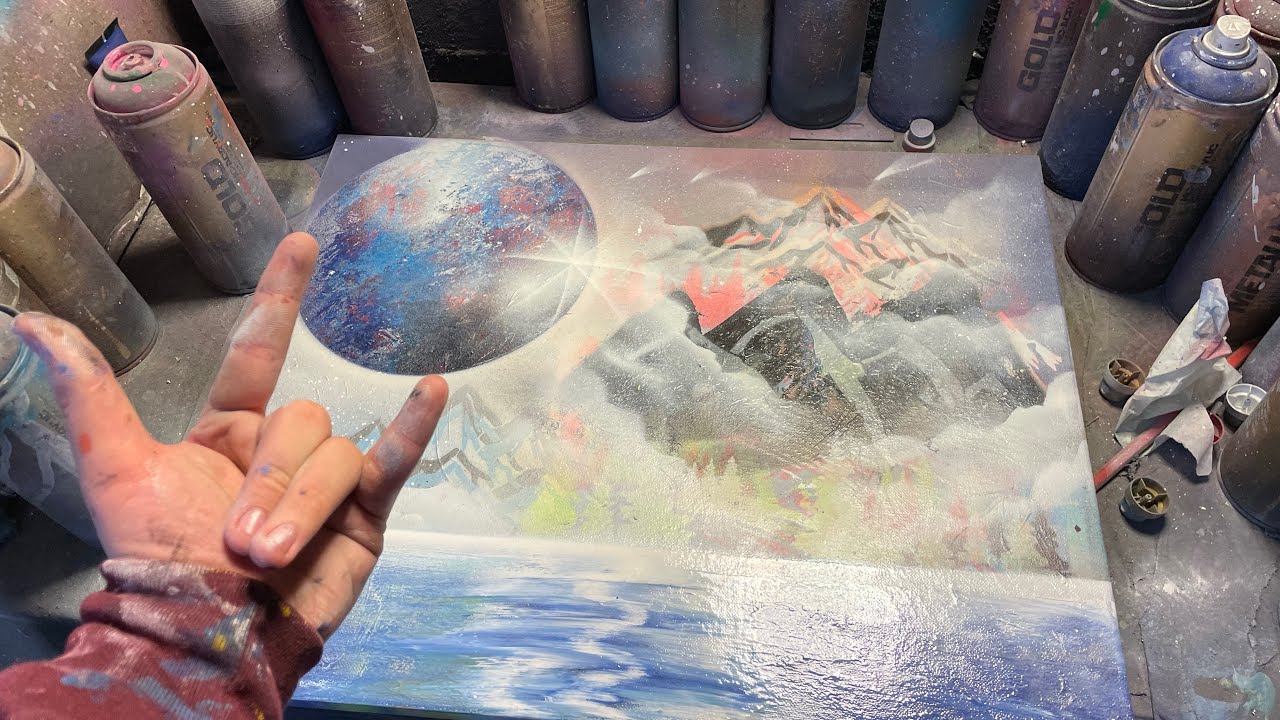Temu stencil play around SPRAY PAINT ART By Leoogierart - YouTube