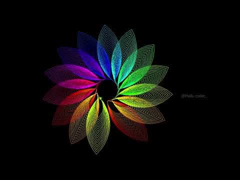 Design of flower with python Turtle - YouTube