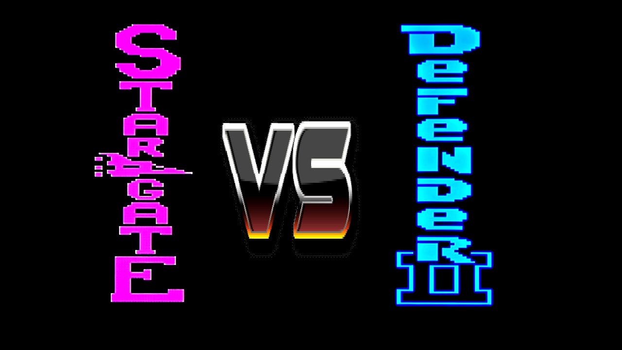Comparing Atari 2600 1984 Stargate vs 1988 Defender II Unboxing - YouTube