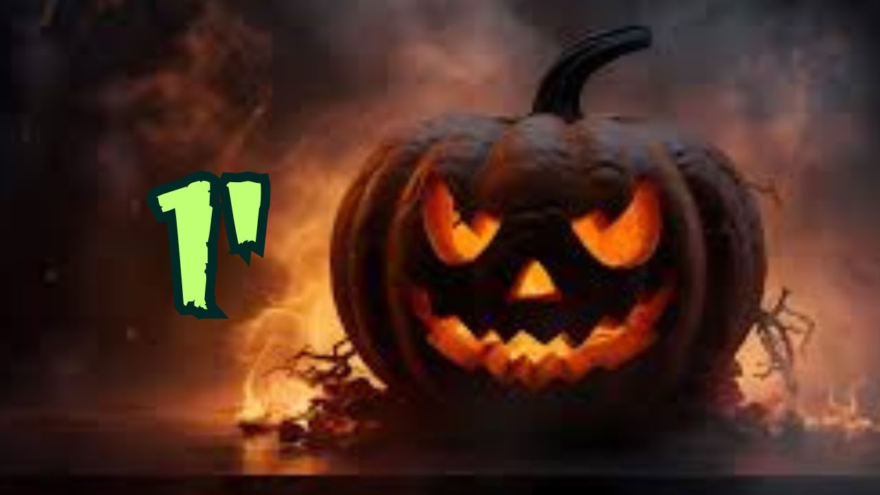 1 MINUTE 1:00 SCARY HALLOWEEN PARTY TIMER COUNTDOWN: Field of Glowing ...