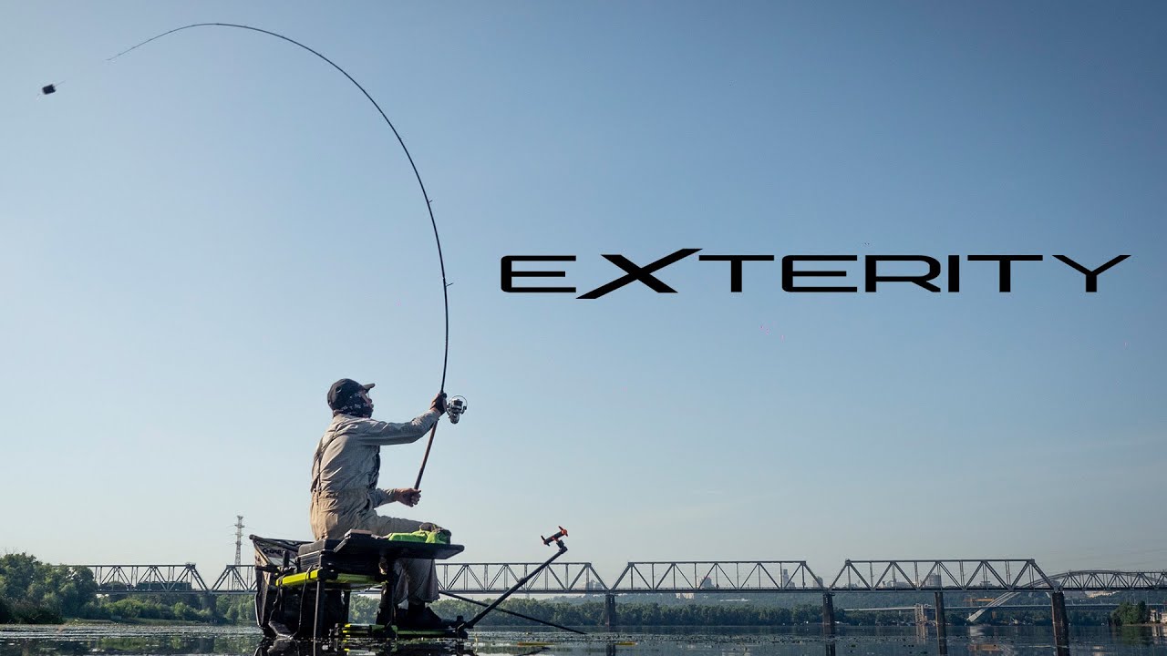 Exterity - long distance fishing rod - YouTube