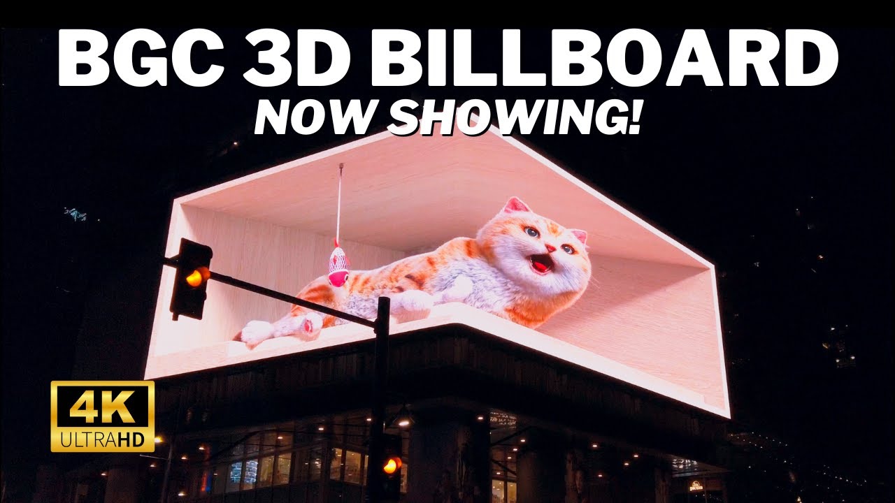 NOW SHOWING! BGC's Newest Attraction | The Best & Biggest 3D LED ...