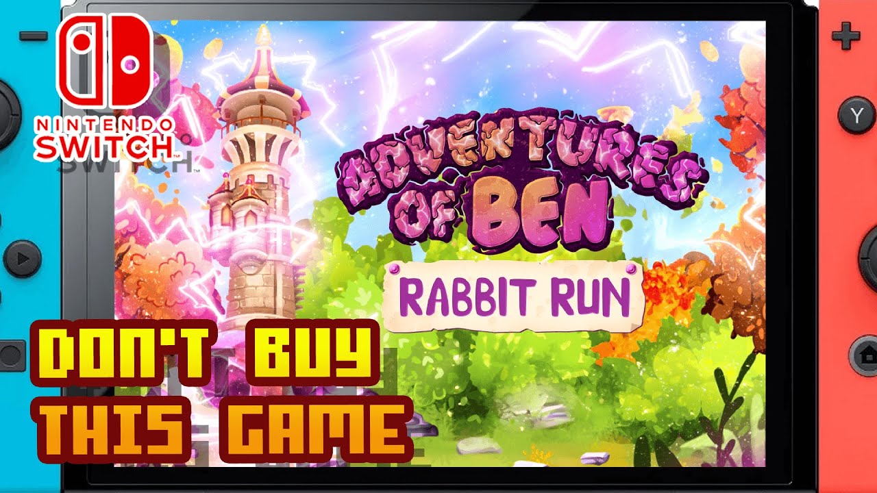 𝐃𝐎𝐍'𝐓 𝐁𝐔𝐘 𝐓𝐇𝐈𝐒 𝐆𝐀𝐌𝐄 - Adventures of Ben: Rabbit Run - (Nintendo Switch ...