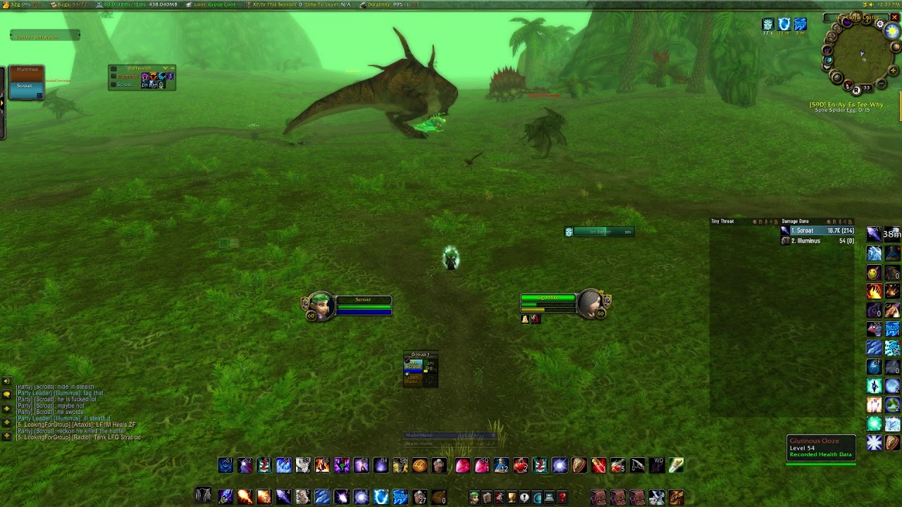 Wow Classic - How to farm devilsaur leather without losing health - YouTube