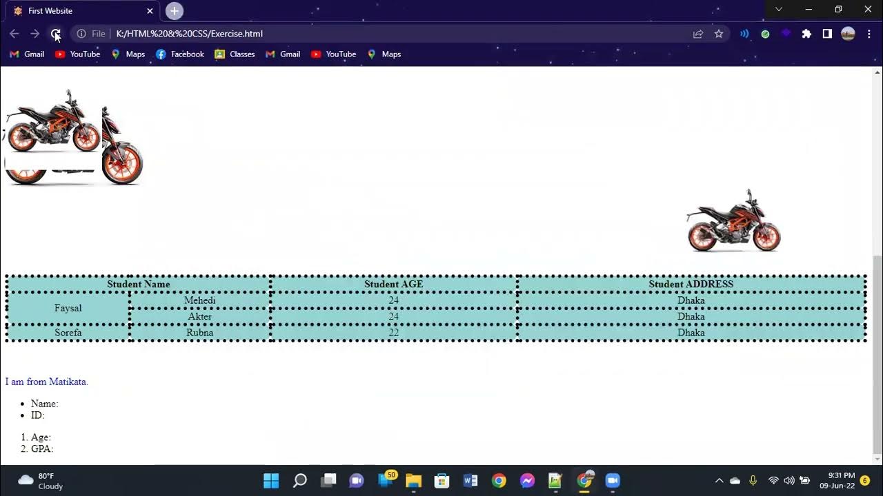 html, css | basic html, css| how to make a webpage| front end web ...