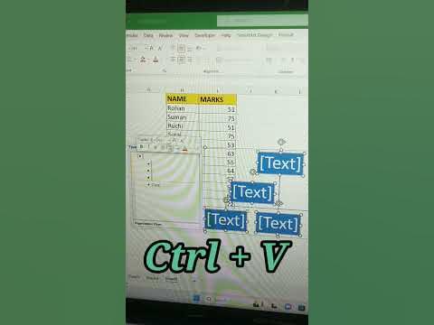 Create Hierarchy Chart In Excel💯| Excel Tips And Tricks #exceltips #interview #shorts ...