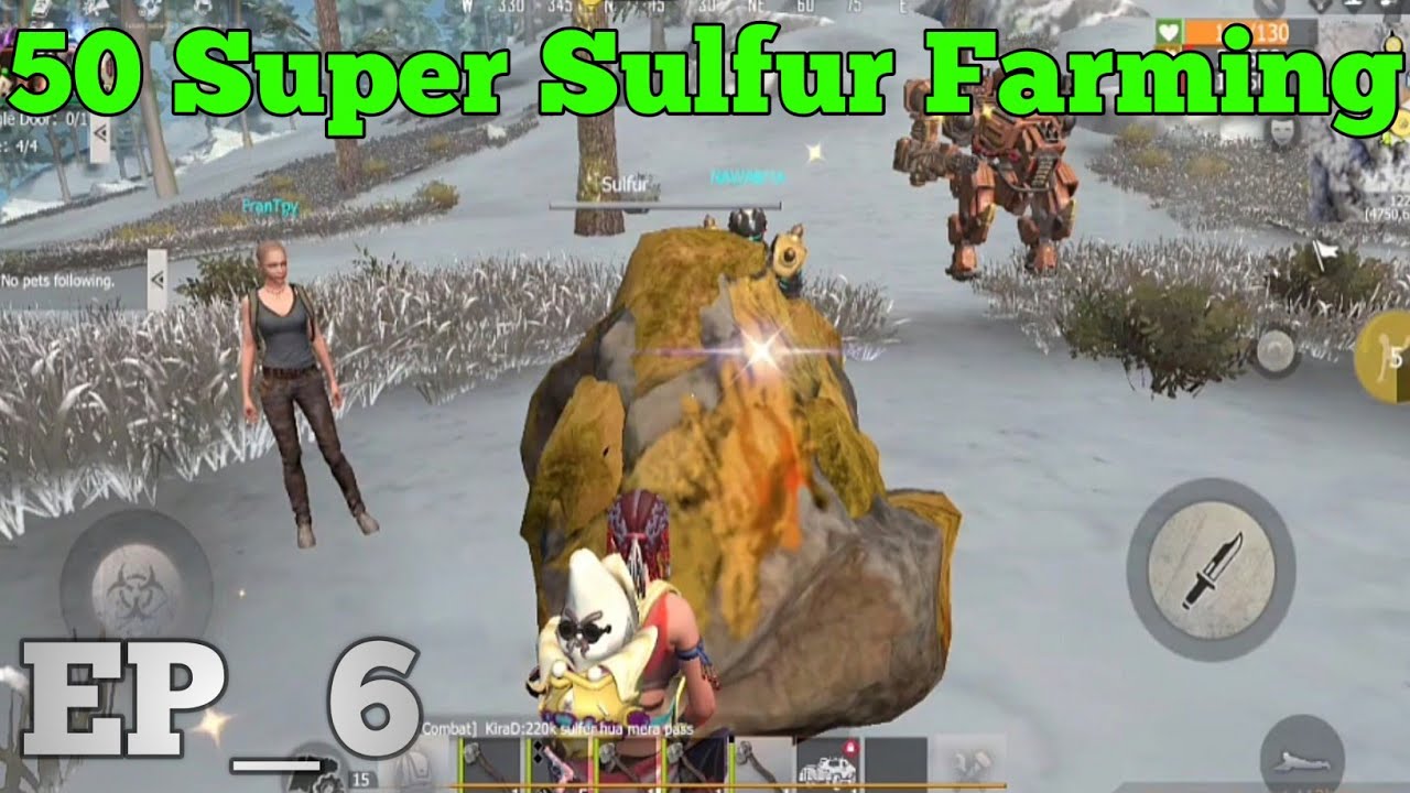 50 Super Sulfur Farming EP_6 Last Day Rules Survival Gameplay - YouTube