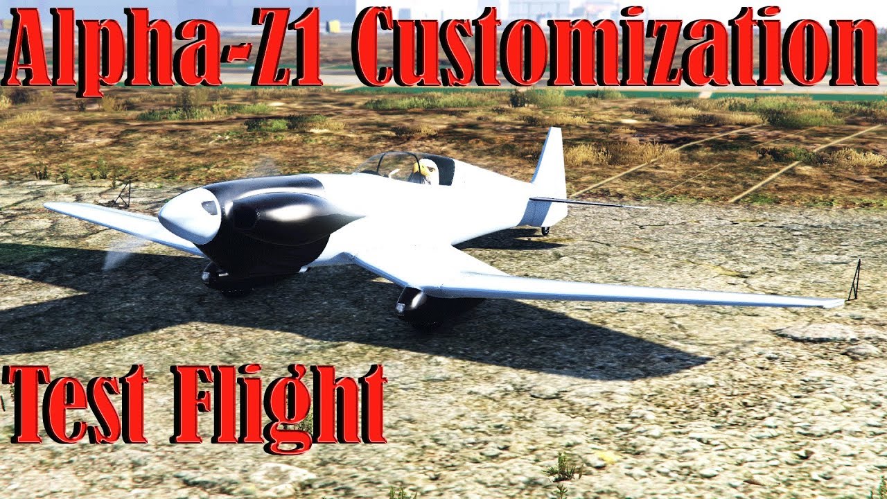 Gta 5 Online | Alpha - Z1 - Smuggler Run DLC - Customization And Test ...