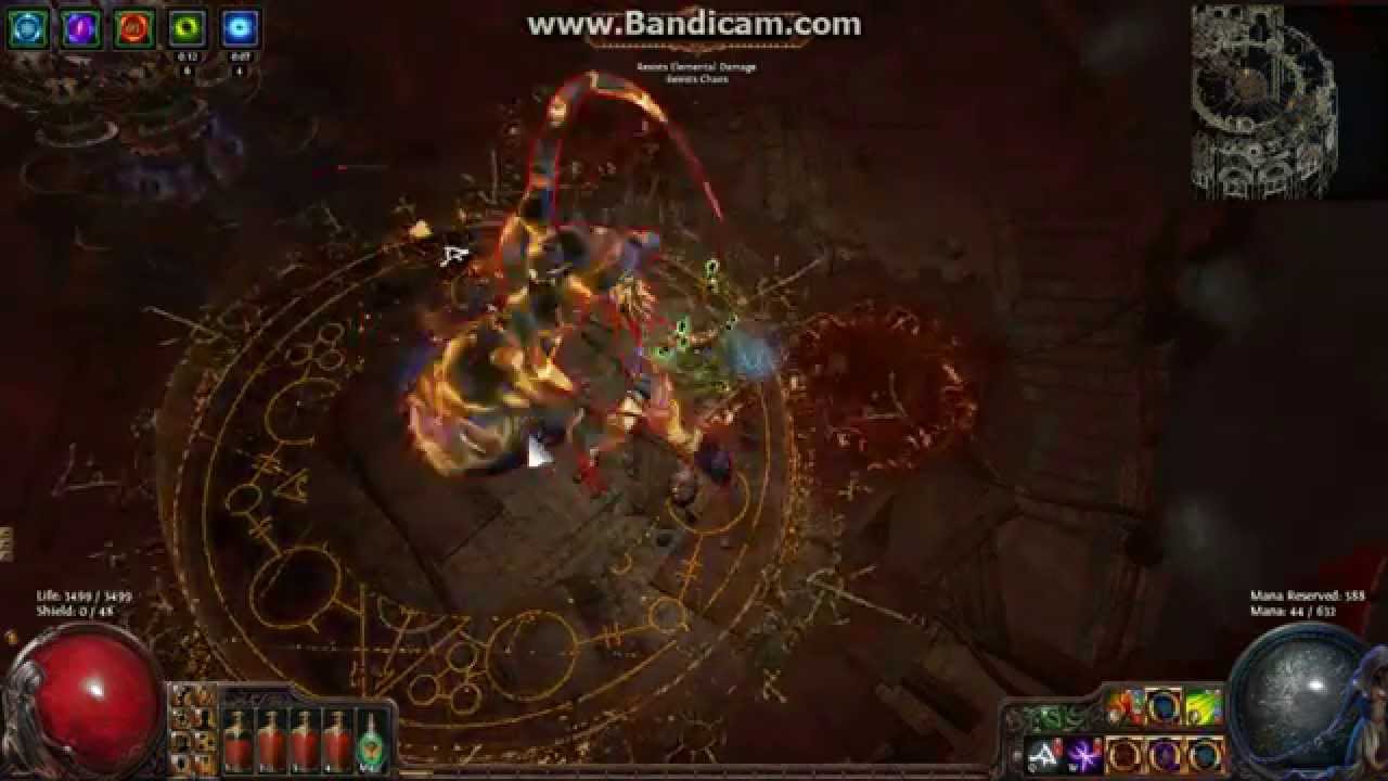 Path Of Exile Palace Map Boss Lucznik Po Polsku - YouTube