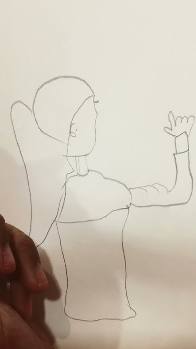 A Girl Seeing A Heart ️step By Step Drawing Yshortsdrawings