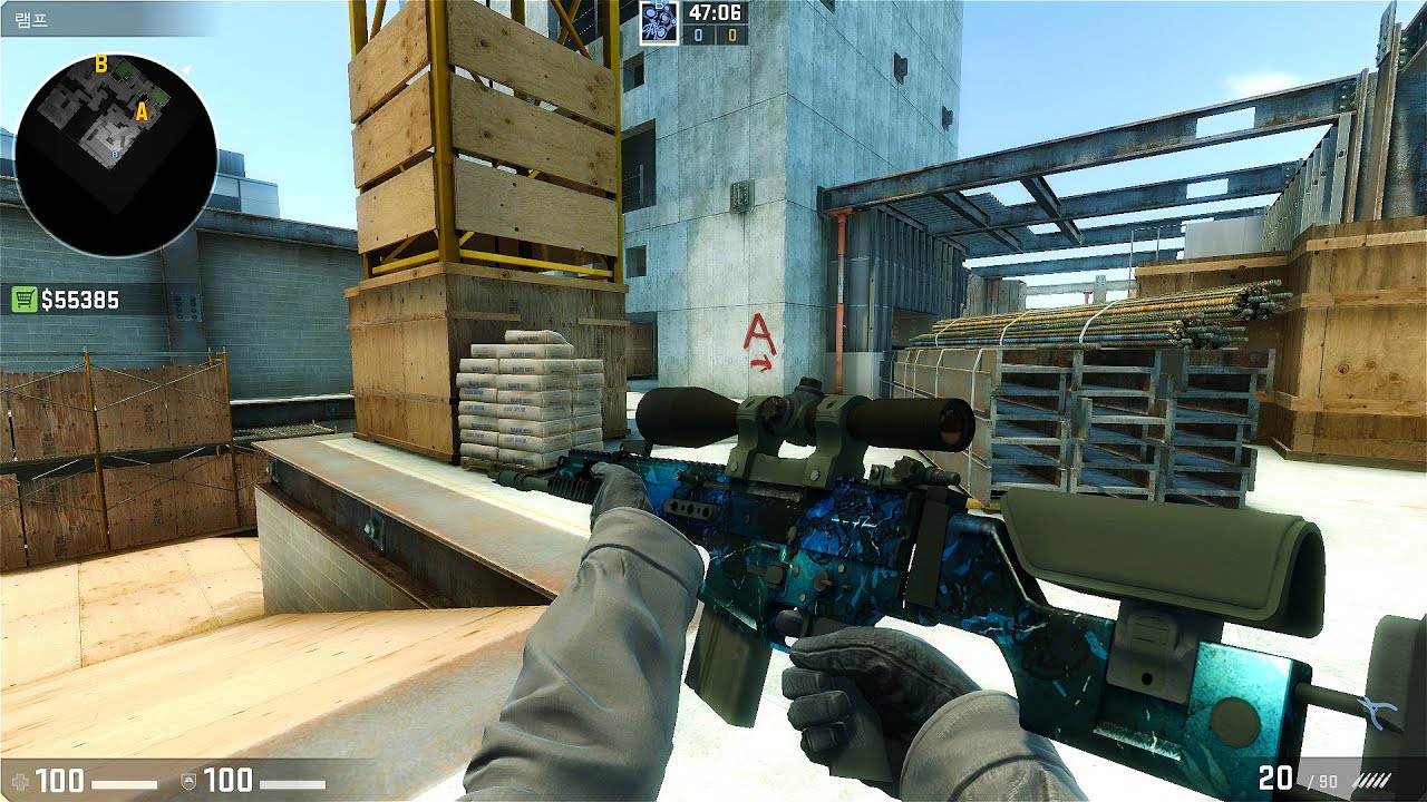 CS:GO Skin : SCAR-20 | Grotto - YouTube