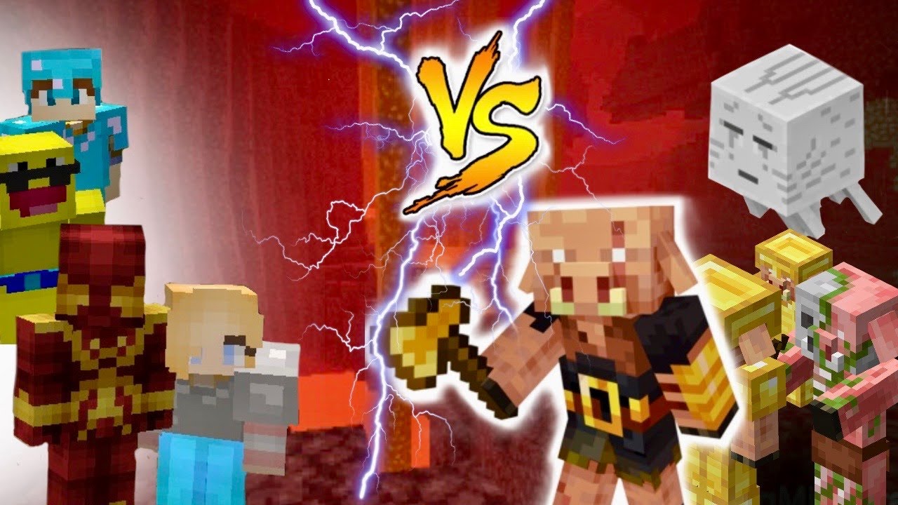 NEW Minecraft Nether Mob Battles! STREAM VS. NETHER! Minecraft Update ...