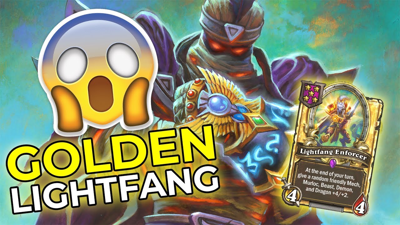 Golden Lightfang COMP | Hearthstone Battlegrounds - YouTube