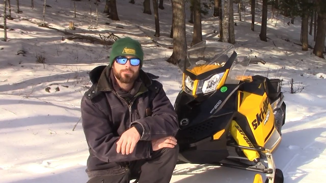 Snowmobile Trail Report: The Forks, Maine January 18 - YouTube