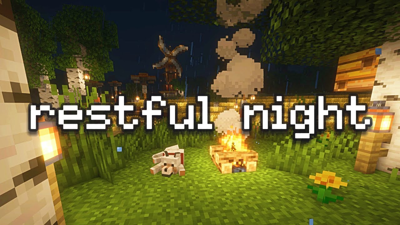 just breathe and listen (cozy Minecraft rain & music) - YouTube