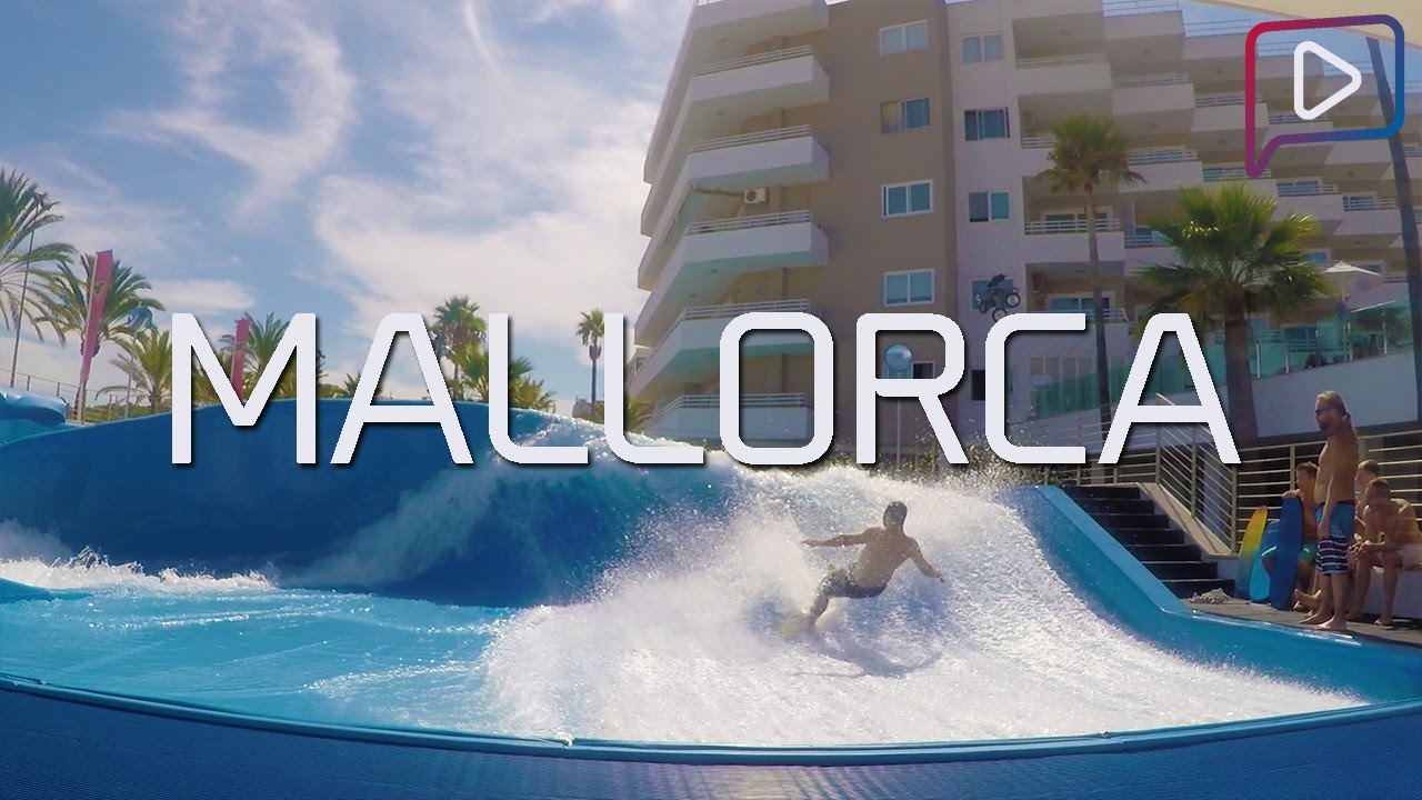VOCÊ CONSEGUIRIA SURFAR NESSA ONDA? Sol wave house, Magaluf, Mallorca ...