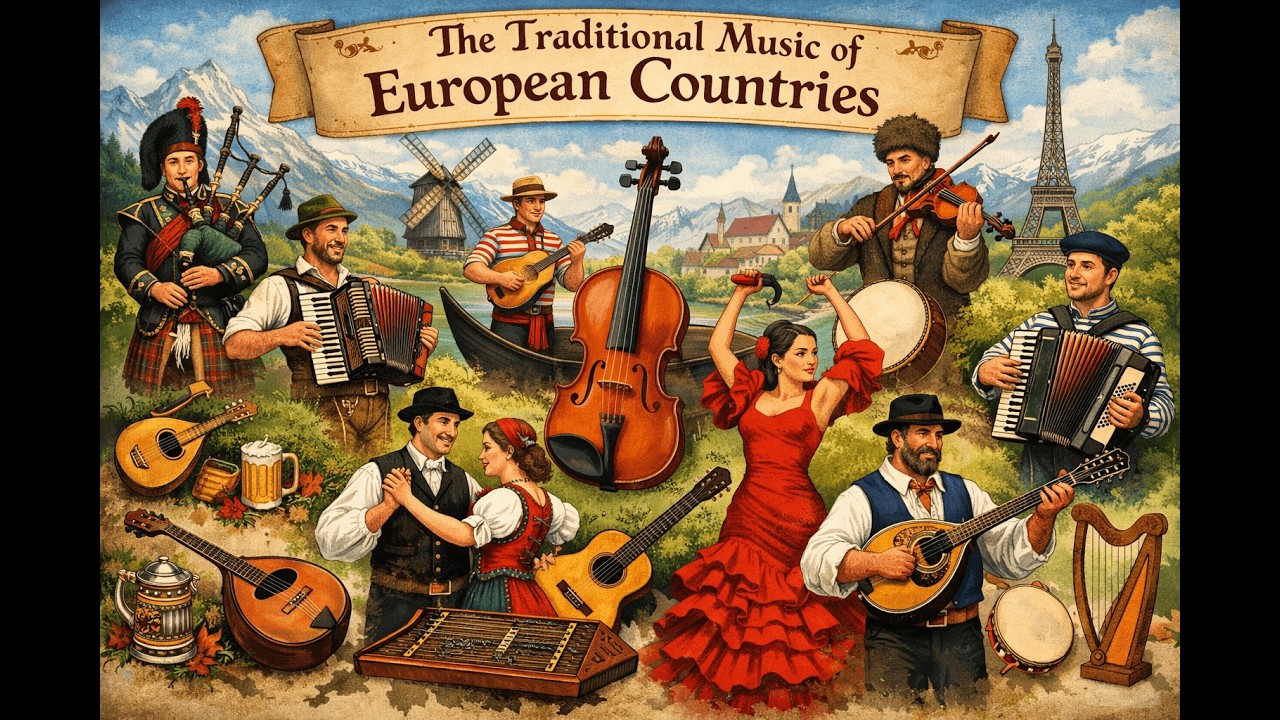 The Traditional music of European Countries Fourth Part - YouTube