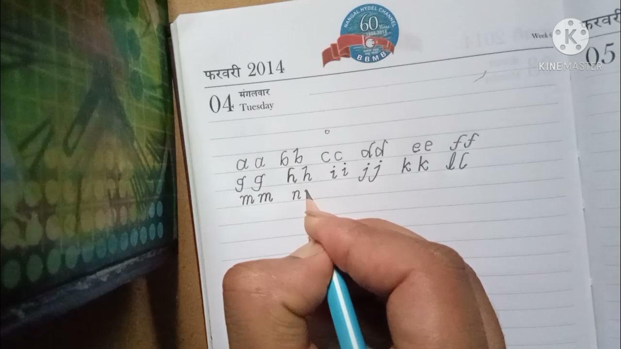 Learn mono cursive letters. How to write letter in mono cursive - YouTube