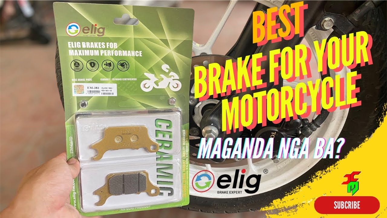 ELIG CERAMIC BRAKE PAD FOR HONDA CLICK 125i | JC MOTO #KALAKBAY - YouTube