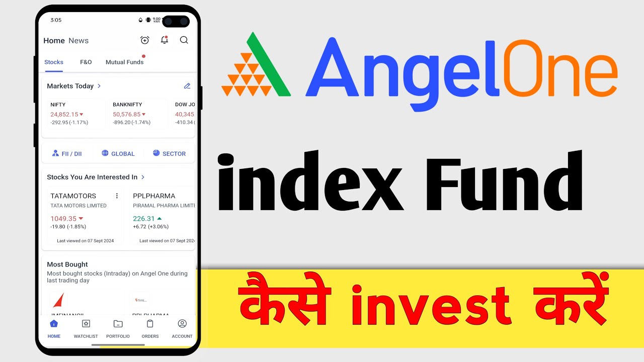 Angel One Me Index Fund Me Kaise Invest Kare | How To Invest Index Fund On Angel One - YouTube