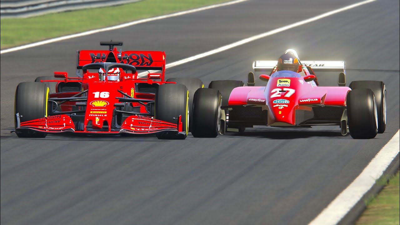 Ferrari F1 2020 vs Ferrari F1 1982 - Monza - YouTube