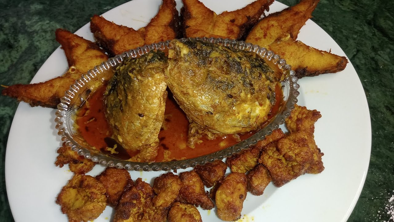 Rohu fish curry | Rohu masala fish fry | Rohu fish egg fry recipe - YouTube
