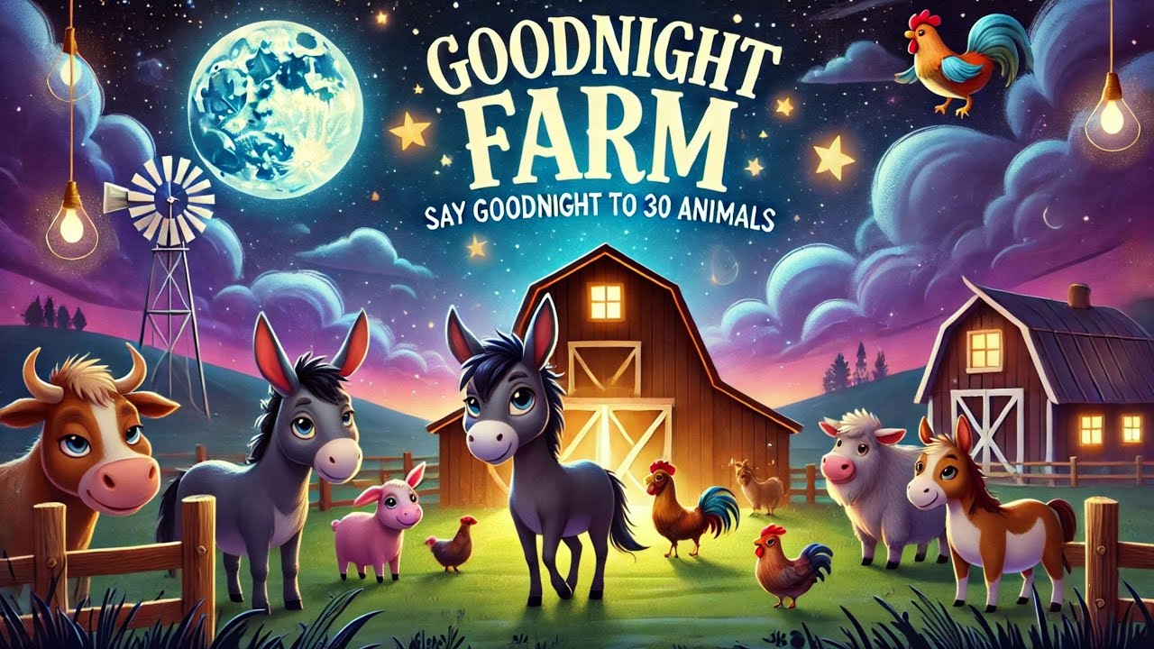 Goodnight, Farm Friends: A Gentle Bedtime Journey for Babies and ...