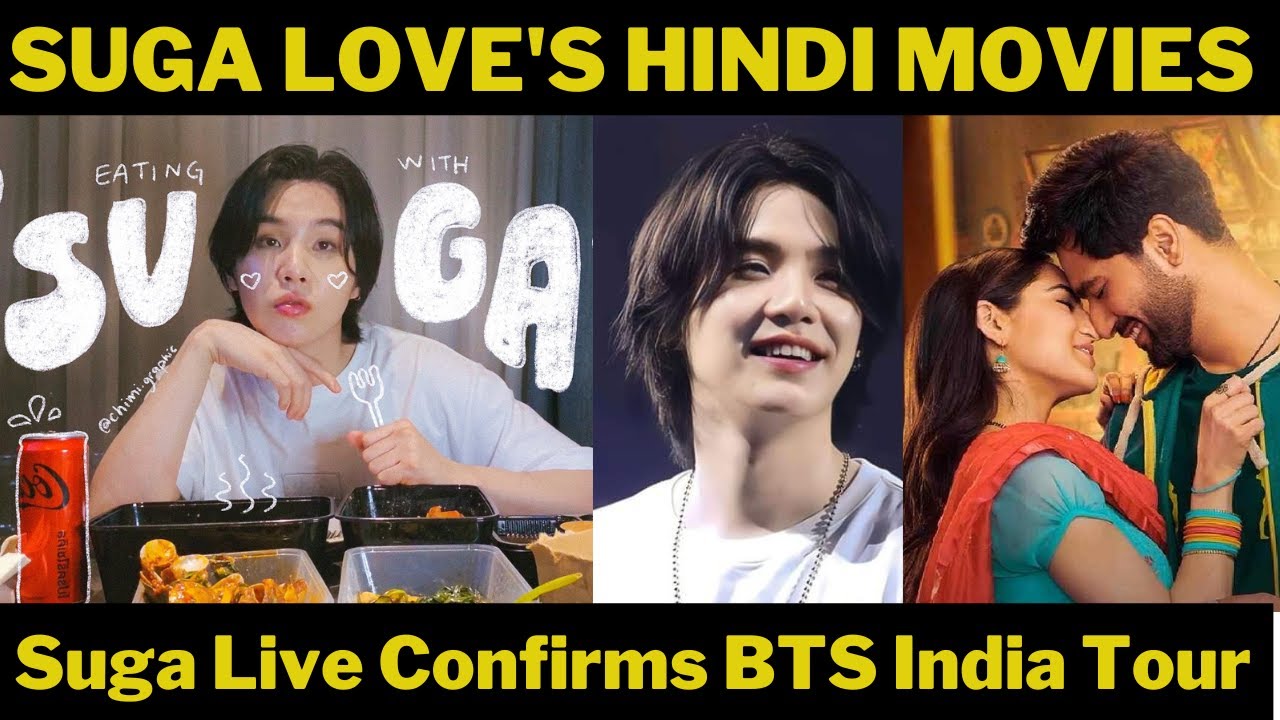 Suga Live Confirm BTS India Tour | BTS Coming India | Suga Watching ...