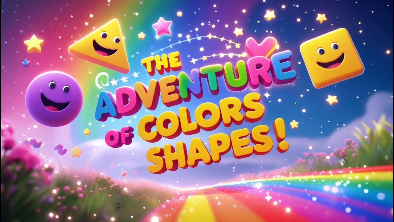 🎨 The Adventure of Colors and Shapes | Fun Educational Song for Kids ...