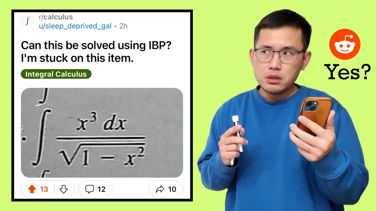 Can this be solved using integration by parts? I’m stuck! Calculus 2 ...